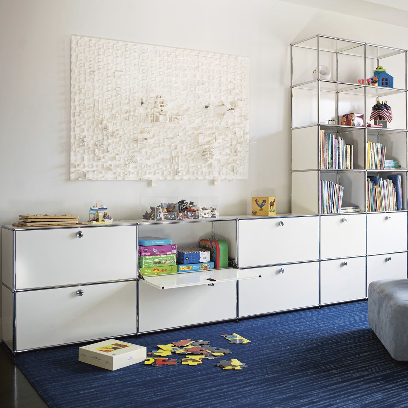 现代风格餐边柜 - USM Haller - USM Modular Furniture - 金属 / 搁板 / 定制