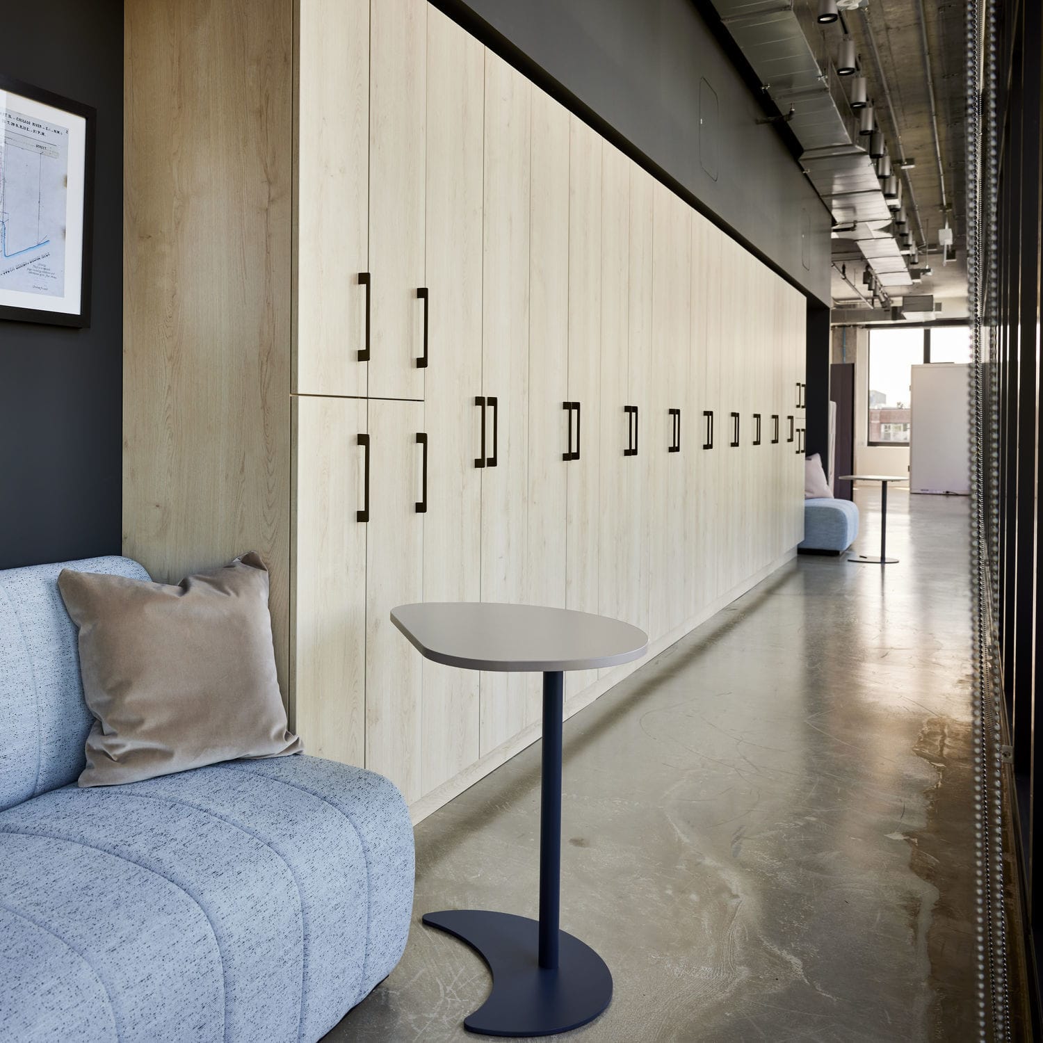 金属更衣室储物柜 - ALTERNA® - KIMBALL Office - 木质 / 商用 / 米色